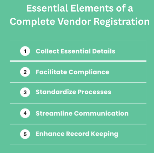 Vendor Registration Forms: Key Information You Need to Include - SignalX